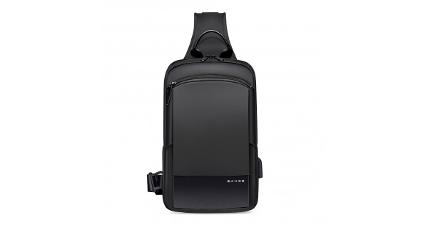 BANGE ΑΝΔΡΙΚΟ ΤΣΑΝΤΑΚΙ CROSSBODY ΜΑΥΡΟ 77112 | STSHOP.GR